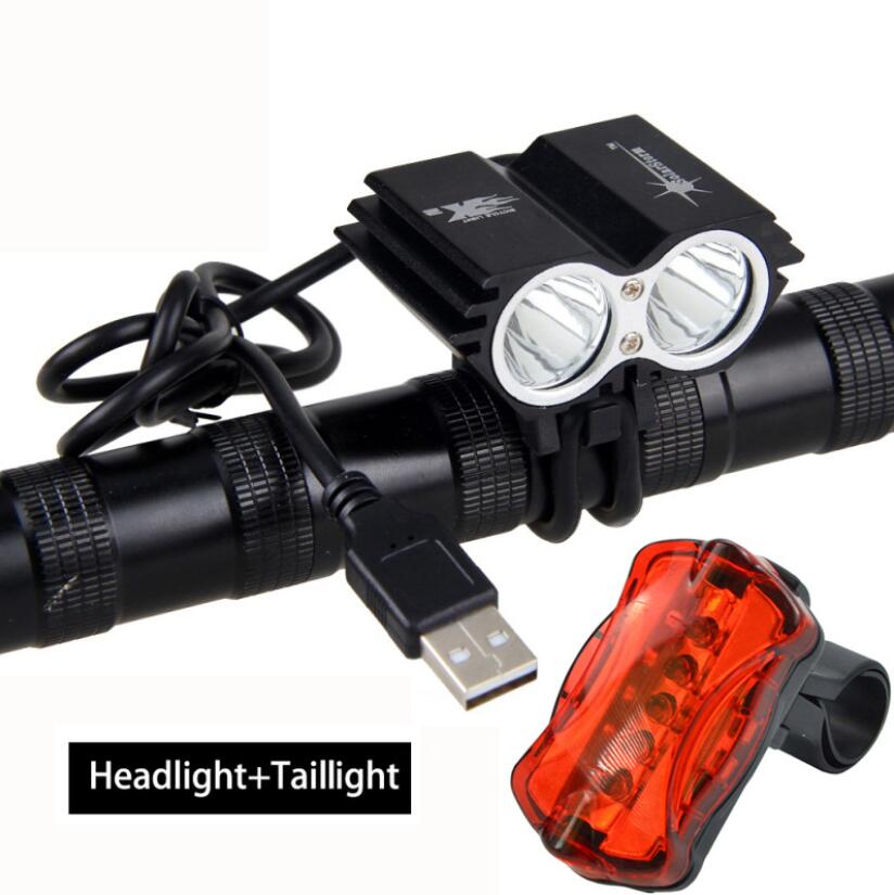 Usb Oplaadbare Fiets Licht 8000 Lumen T6 Led Kopla... – Grandado