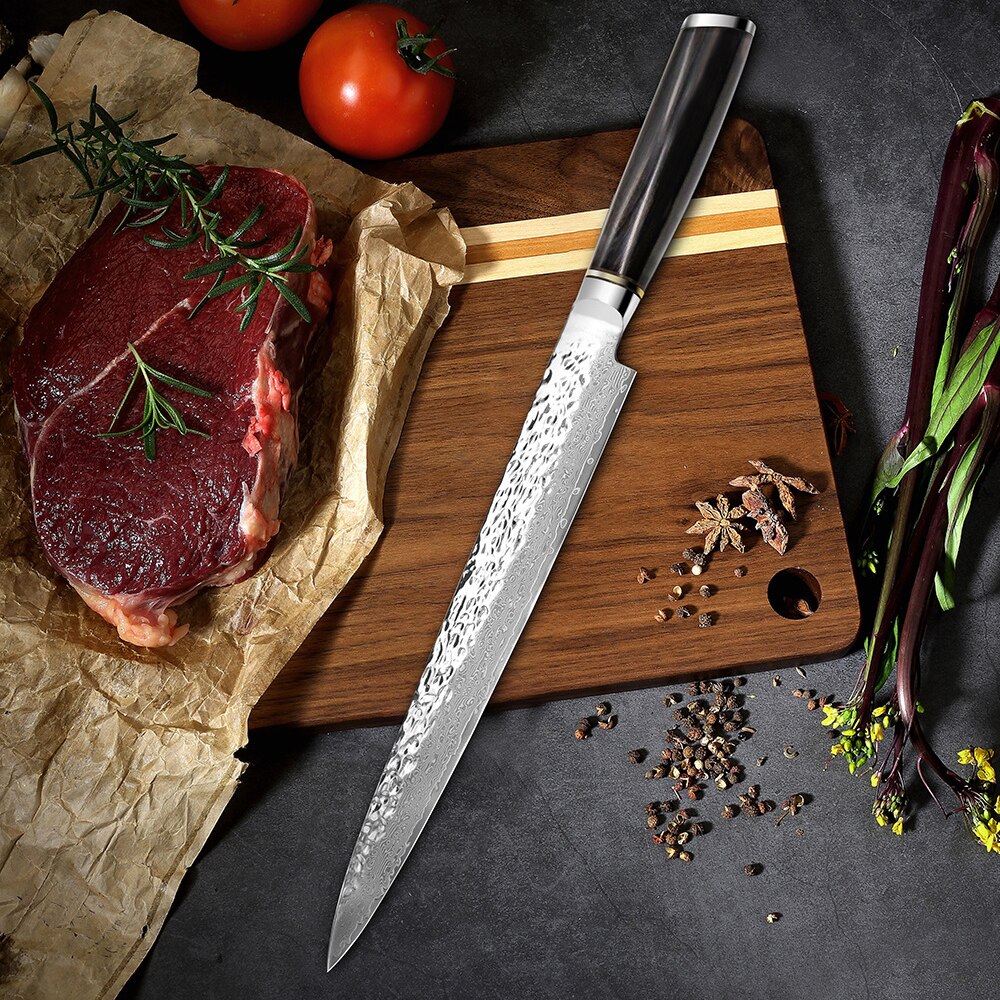 Ik 10 Inch Japan Sashimi Mes VG10 Damascus Staal S... – Vicedeal