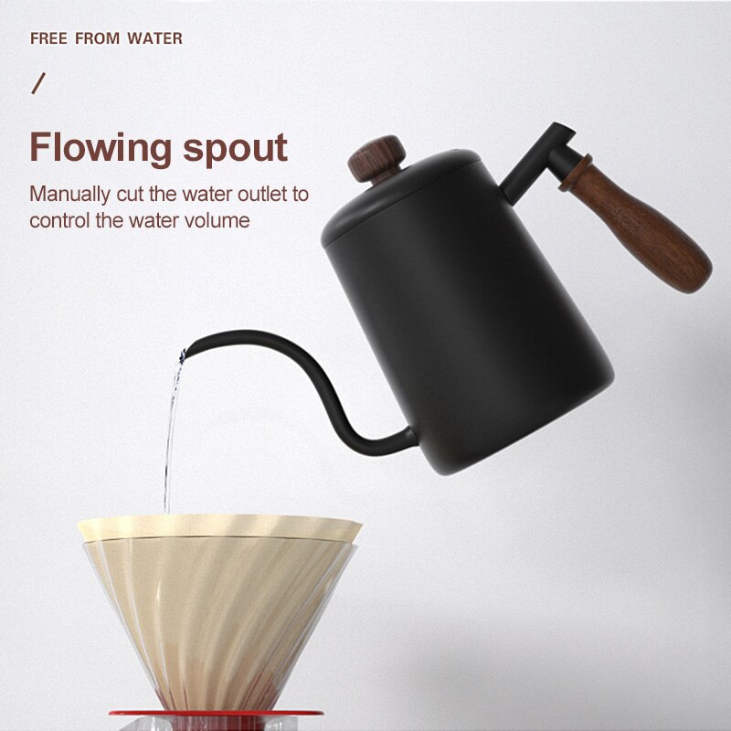 600Ml Stainless Steel Long Narrow Spout Coffee Pot... – Grandado