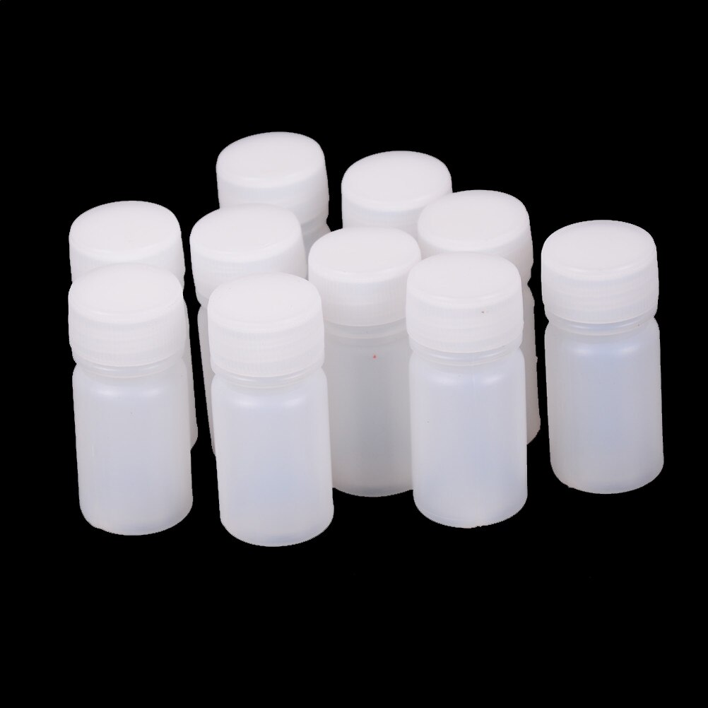 10ml White PP Plastic Cylindrical Chemical Contain... – Grandado