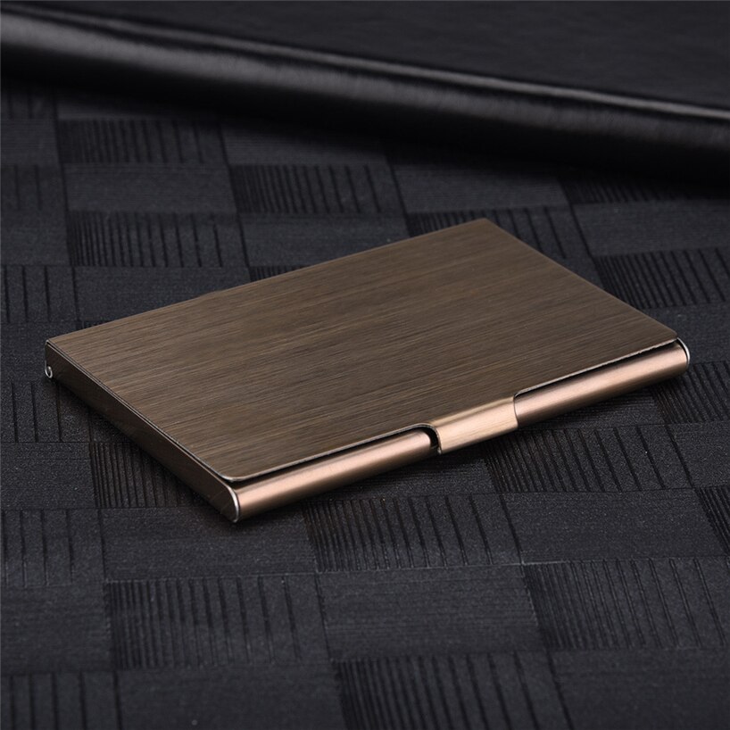 Aelicy Cardcase Luxe Vrouwen mannen Rvs Metalen Co... – Vicedeal