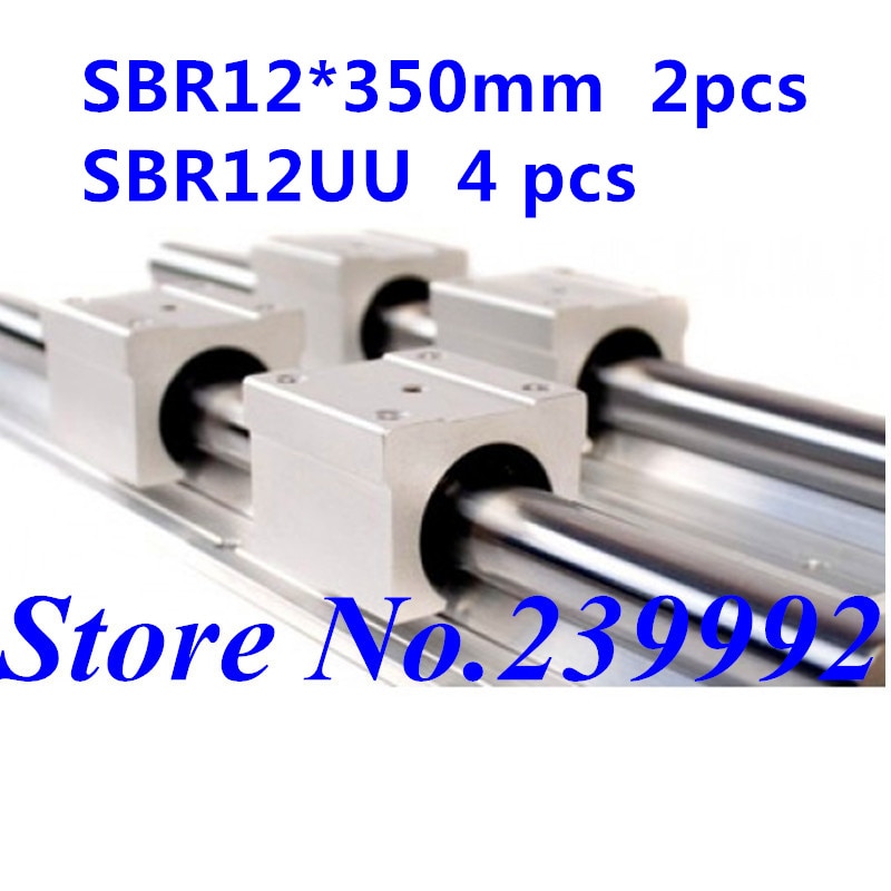 Rail linéaire SBR12 de 12mm, 350mm, 2 et 4 pièces,... – Grandado