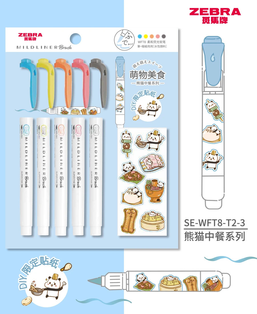 10 nuovi colori Zebra WFT8 MildLiner evidenziatore... – Grandado