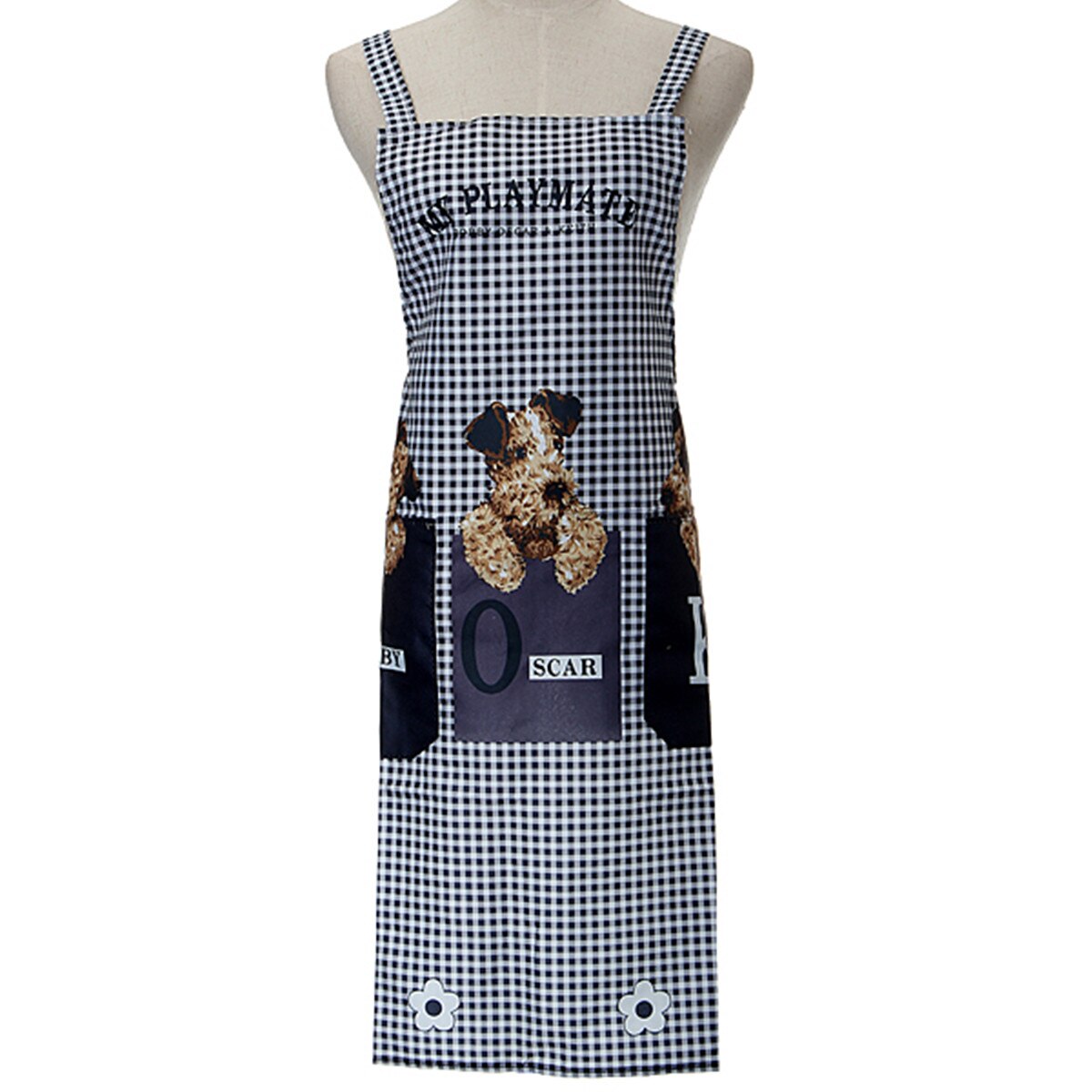 Leuke Hond Print Schort Waterdicht Mouwloze Pocket... – Grandado