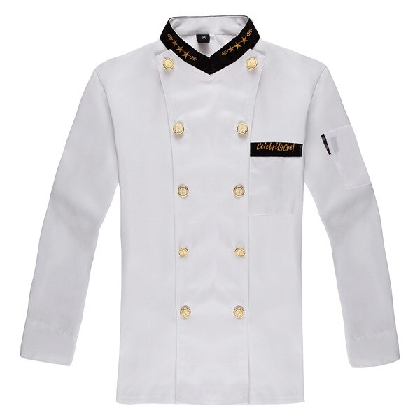 Fashionable Unisex Double-breasted Chef's Unif... – Grandado