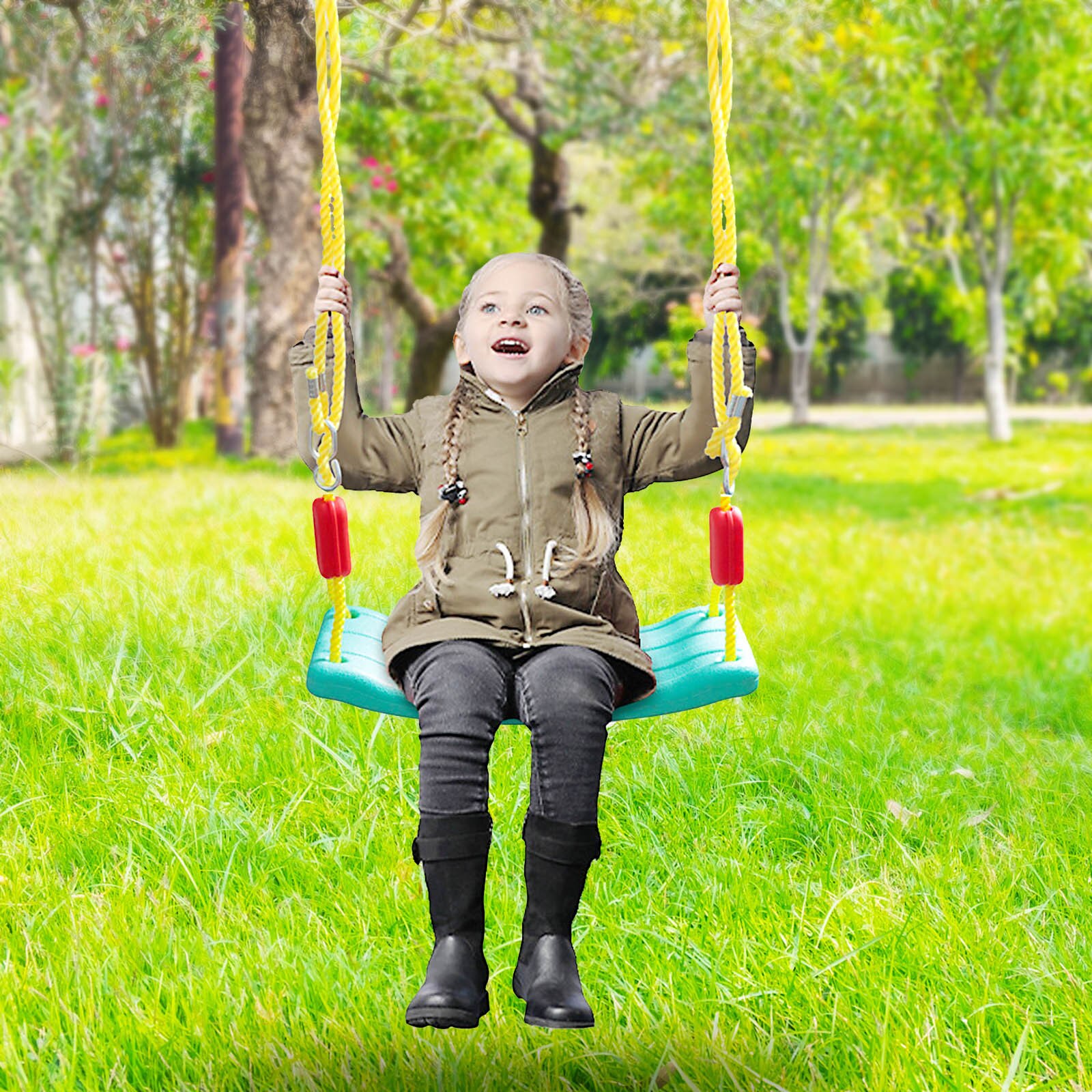 Hanging Swing Toys Indoor Outdoor Swing Pe Plastic... – Vicedeal