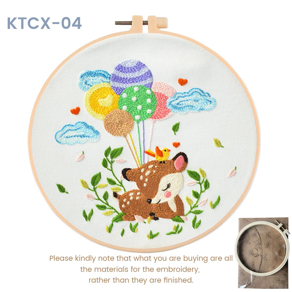 1PCS Cartoon Embroidery Elephant Animal Pattern DI... – Grandado