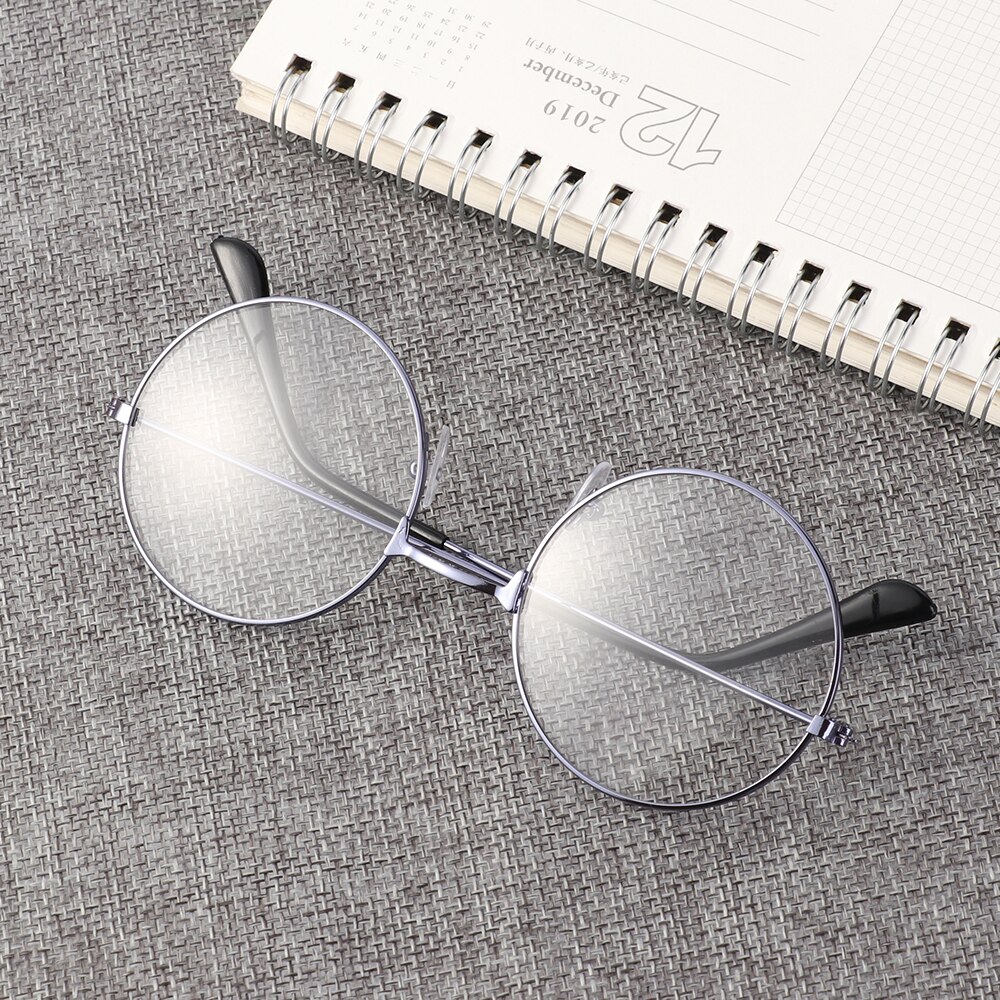 Metal Round Glasses Women Men Color Frame Optical ... – Vicedeal