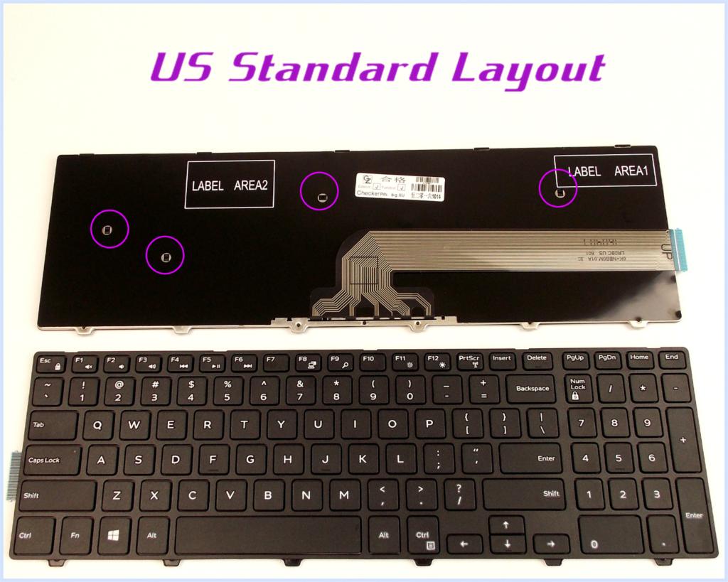 US English Layout Keyboard for Dell Inspiron 15 50... – Vicedeal