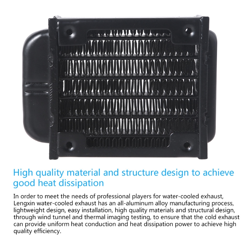 Water Cooling Computer Radiator 6 Pipe Aluminum He... – Grandado