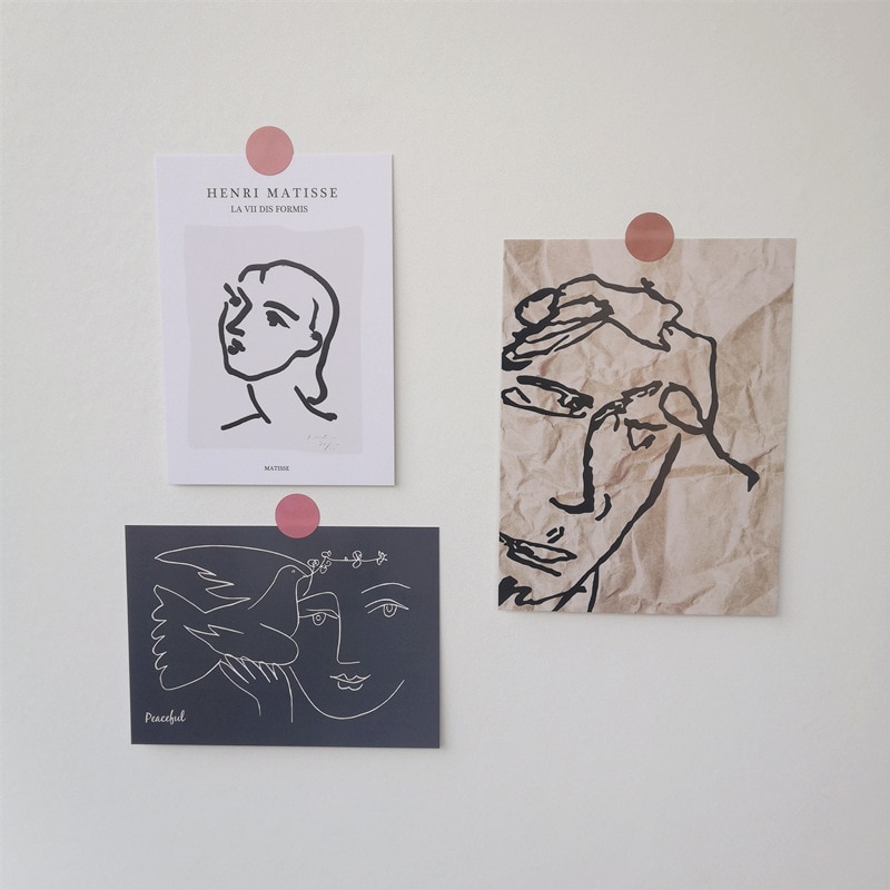 Ins Retro Art Painting Decoration Card Photographi... – Vicedeal