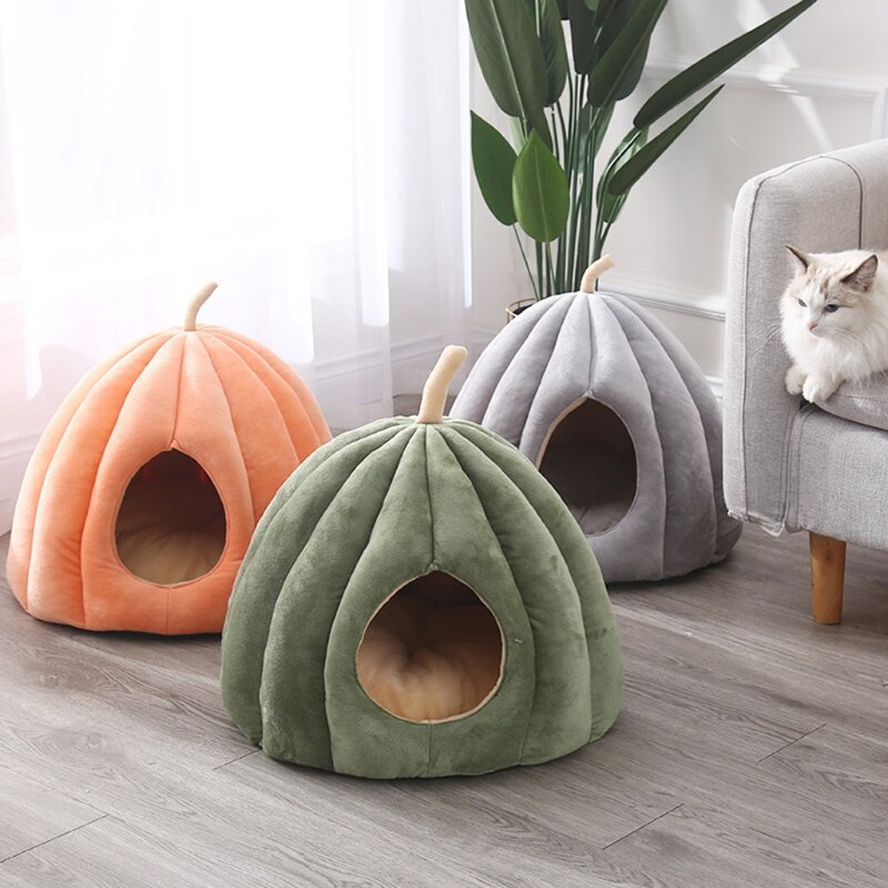 Igloo Pet Bed House Soft Indoor Enclosed Cave Tent... – Grandado