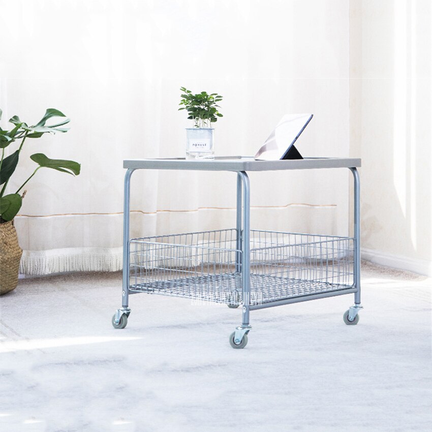 Modern Double Layer Trolley side Table Mobile Coff... – Grandado