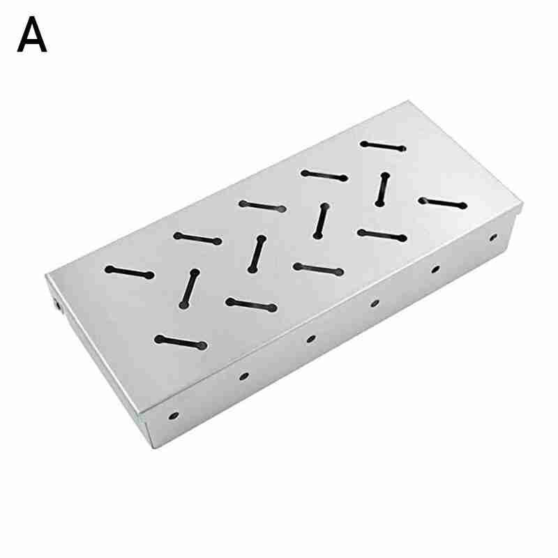 Steel Smoker BOX BBQ Steel Smoke Box Kitchen Tools... – Grandado
