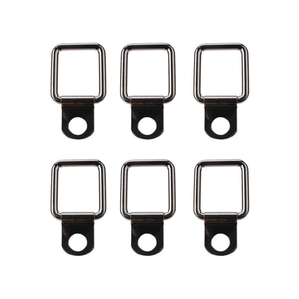 6pcs D Ring Anti-rust Tie Downs Auto Black Car Car... – Grandado