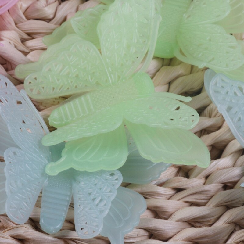 Aqumotic Simulation Luminous Butterfly 3D Wall Sti... – Grandado