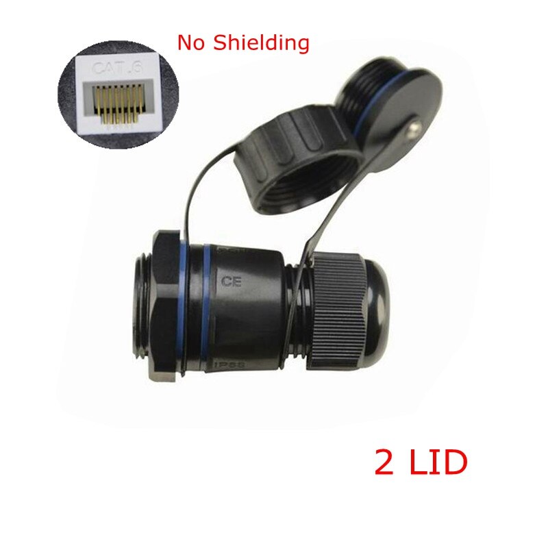 Waterproof RJ45 connector CAT6, Ethernet LAN RJ 45... – Grandado