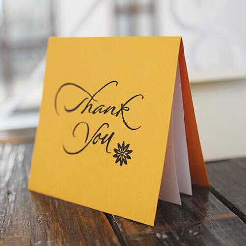 5pcs Art Font Thank You Thanks Blessing Greeting C... – Grandado