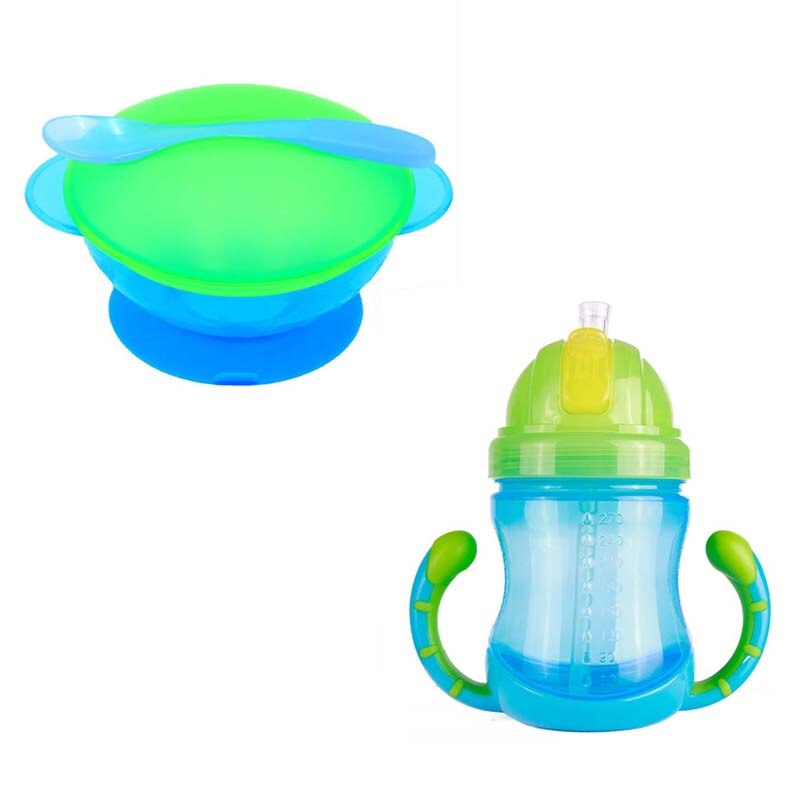 2Pcs Set 360 Sippy Trainer Cup Toddler Baby Girl B... – Grandado