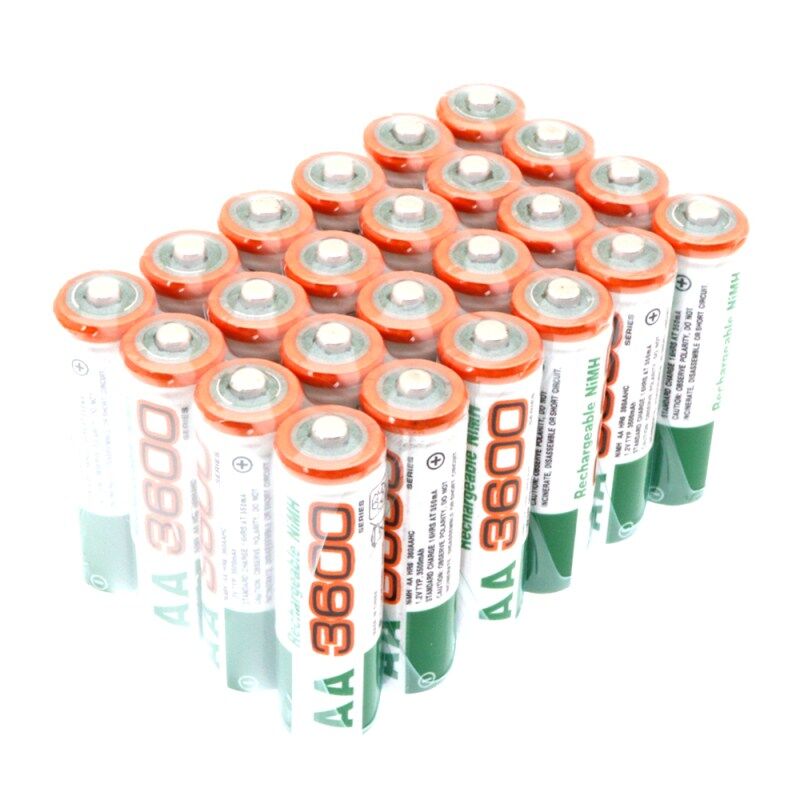 100% Aa Batterij 1.2V Aa 3600 Mah Ni-Mh Vooraf Opg... – Grandado