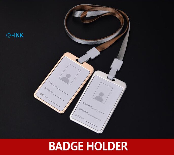 Aluminum Alloy ID Badge Holder , Metal ID Badge Ho... – Grandado