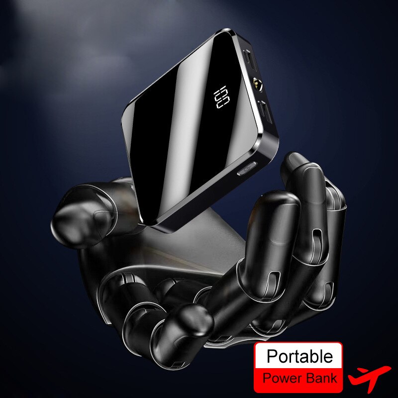 Portable Mini Power Bank 20000mAh External Battery... – Grandado