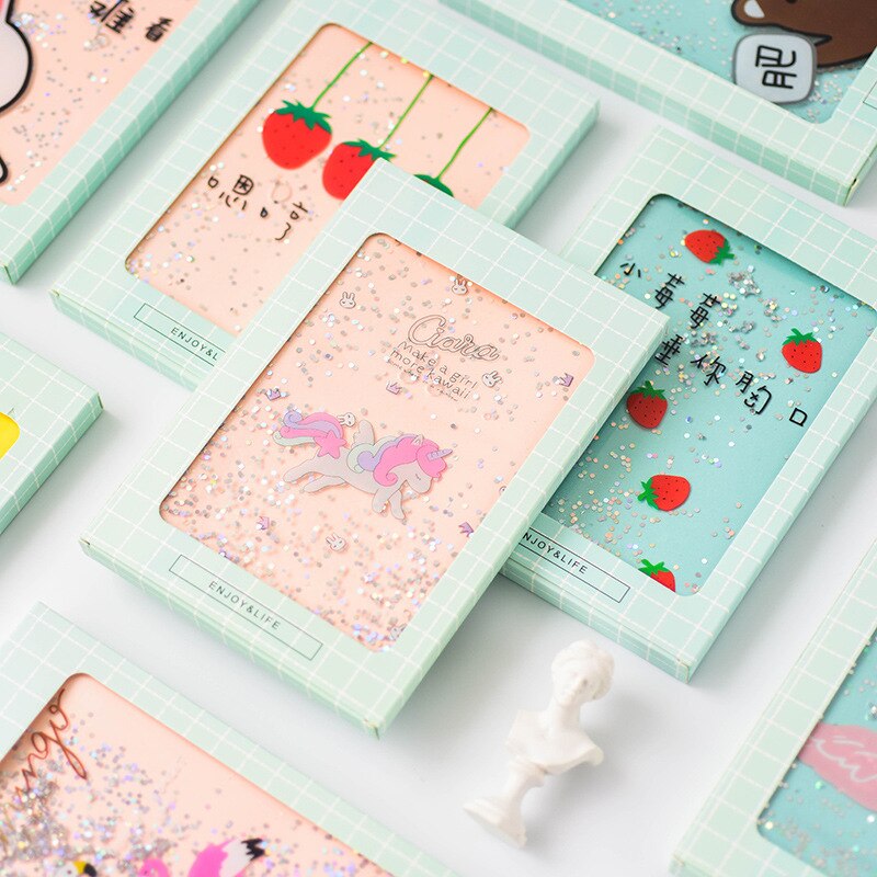 Olie gevulde rubber mouwen PVC notebook card set d... – Grandado