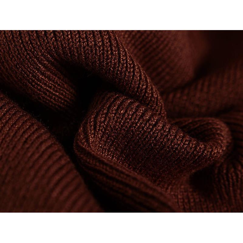 TONGMAO Herfst Mode Warme Effen Kleur Gebreide Str... – Grandado