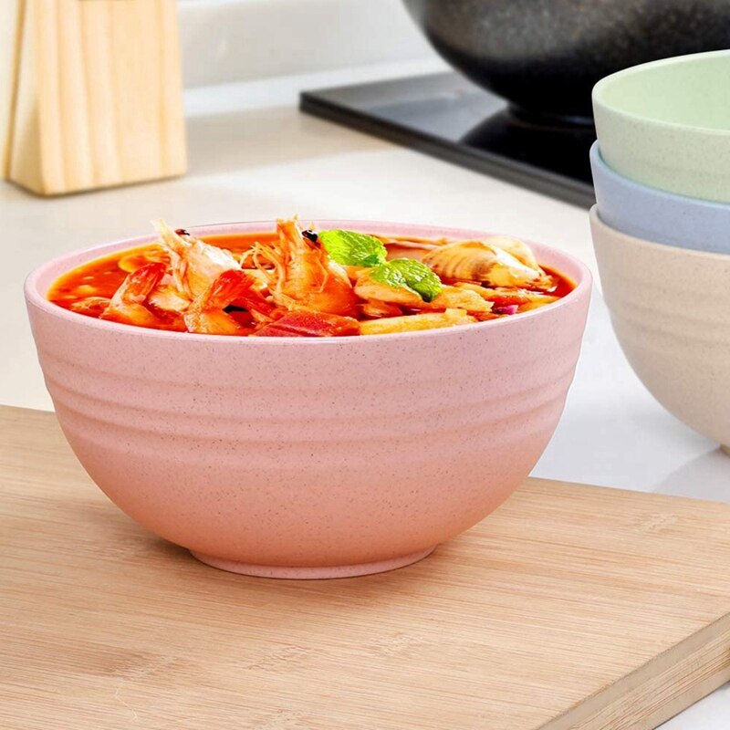 Cereal Bowls-24 Oz Tarwe Stro Fiber Lichtgewicht K... – Vicedeal