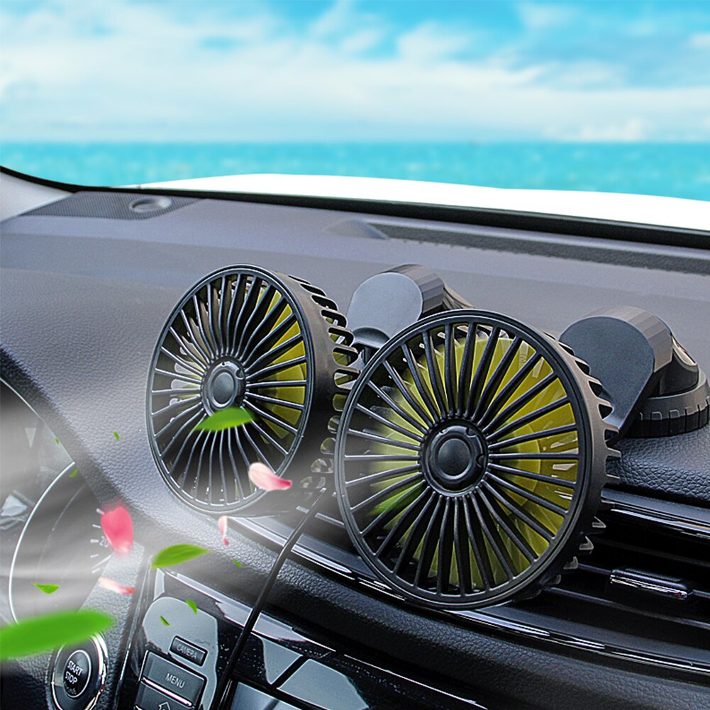 12V-24V Usb Auto Ventilator Voor Dashboard Luchtci... – Vicedeal