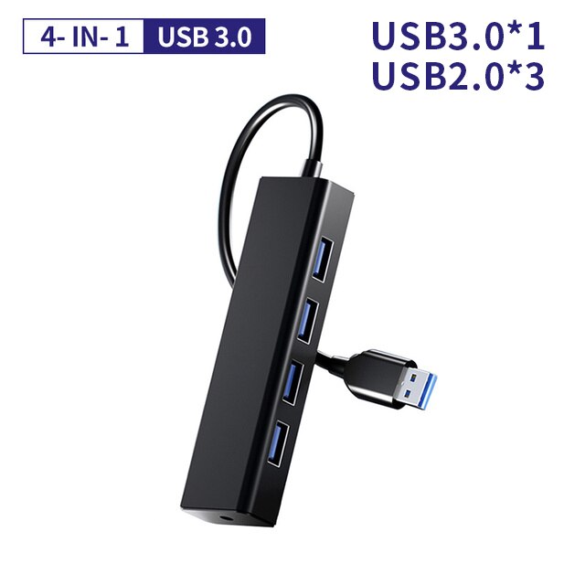 4 Ports USB 3.0 2.0 5Gbps Hub Multi HUB Splitter E... – Vicedeal