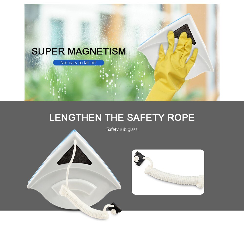 Household Window Glass Cleaner Wiper Double Sided ... – Grandado