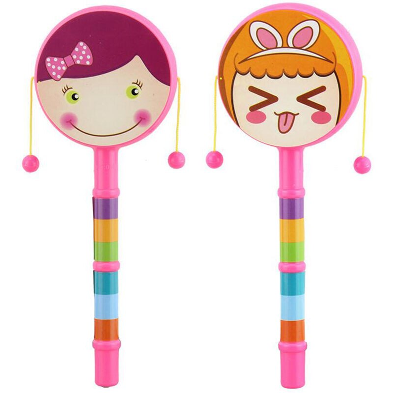 1pc Plastic Cartoon Baby Hand Shaking Rattles Drum... – Grandado
