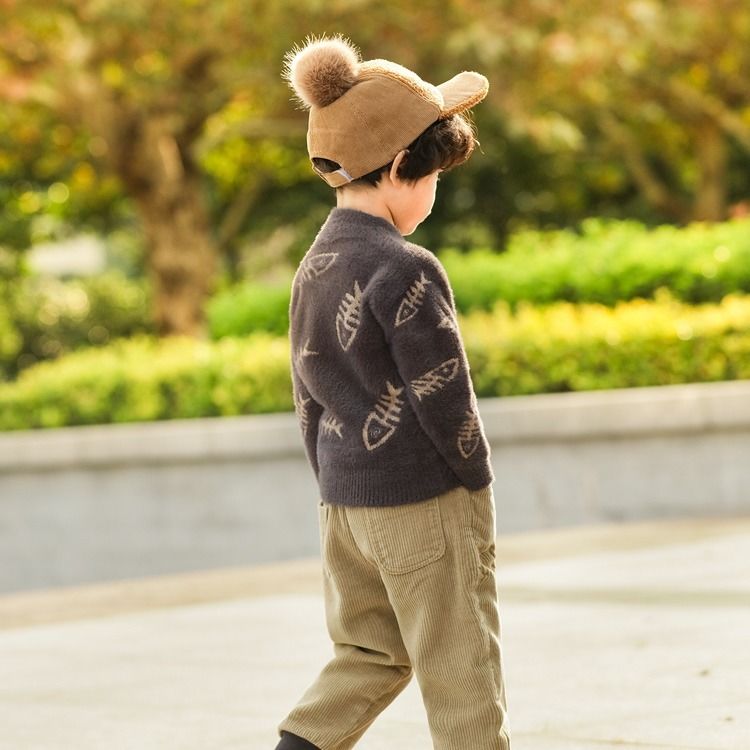 ins baby boys sweater 4-11 years old Autumn and wi... – Vicedeal