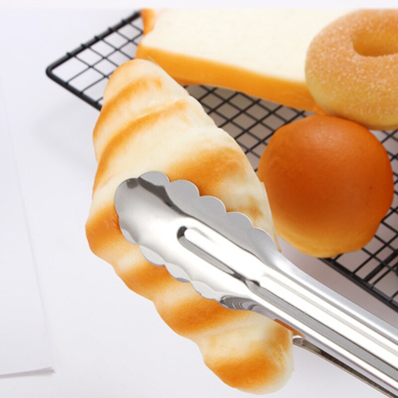 Stainless Steel Kitchen Tongs Locking Tong Heat Re... – Grandado