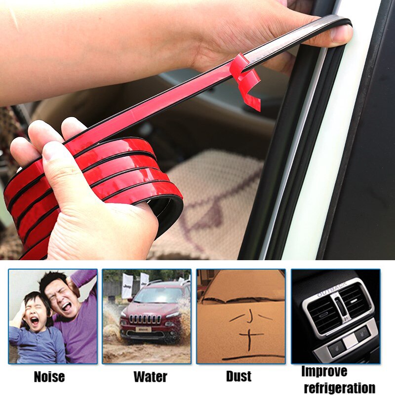 Automobile Door Seal Strips Sticker B Shape Weathe... – Grandado