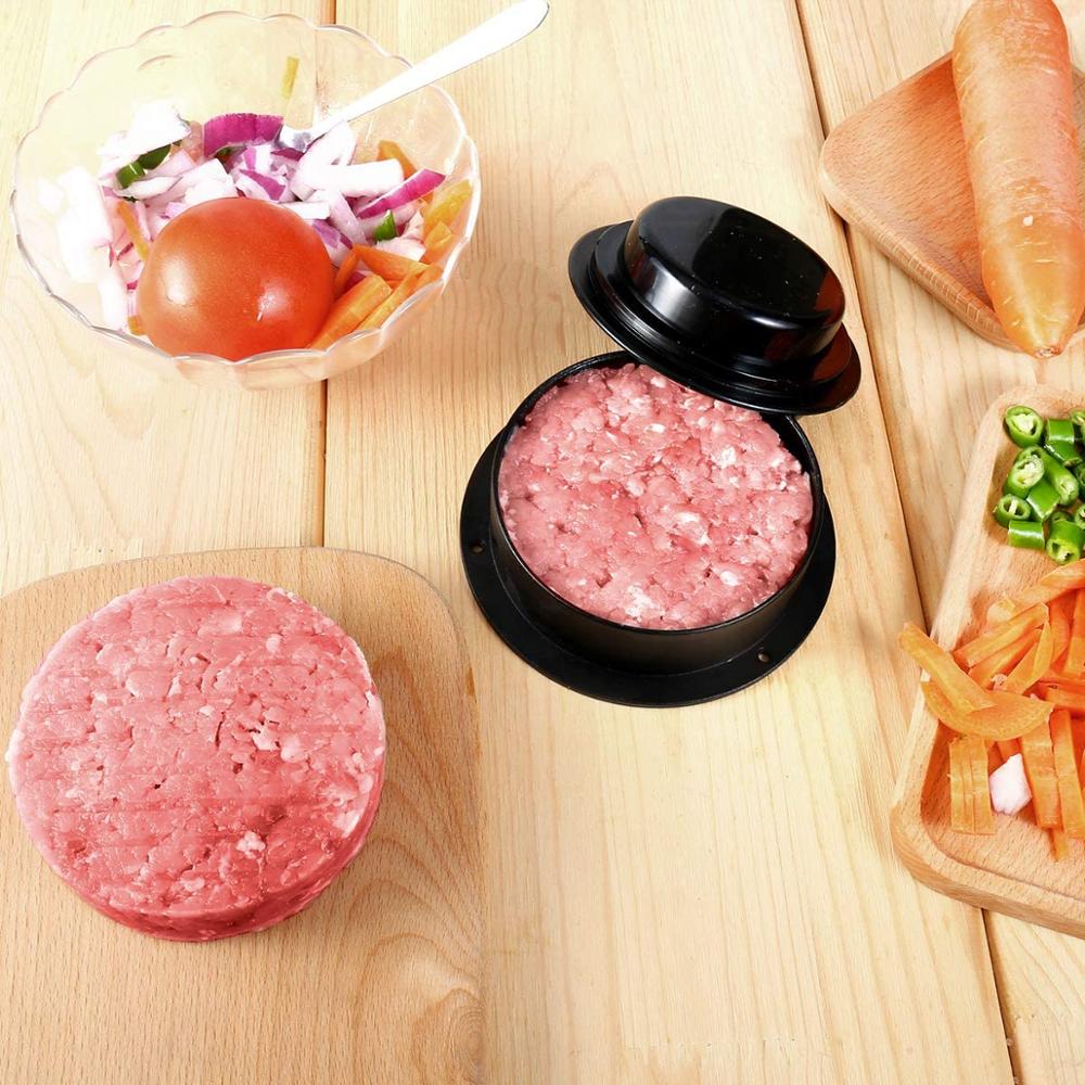 Burger Press 3-in-1 Hamburger Patty Maker Works Be... – Grandado