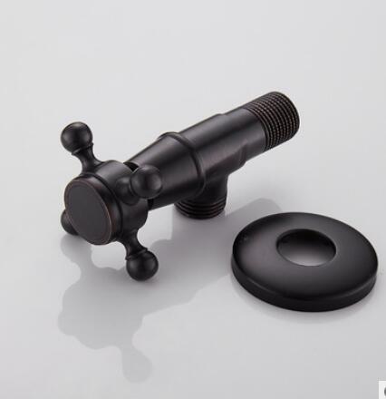 Antique Brass Triangle Valve Water Control Valve B... – Vicedeal