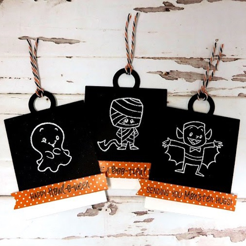Cute Halloween Monster Clear Stamps For DIY Scrapb... – Grandado