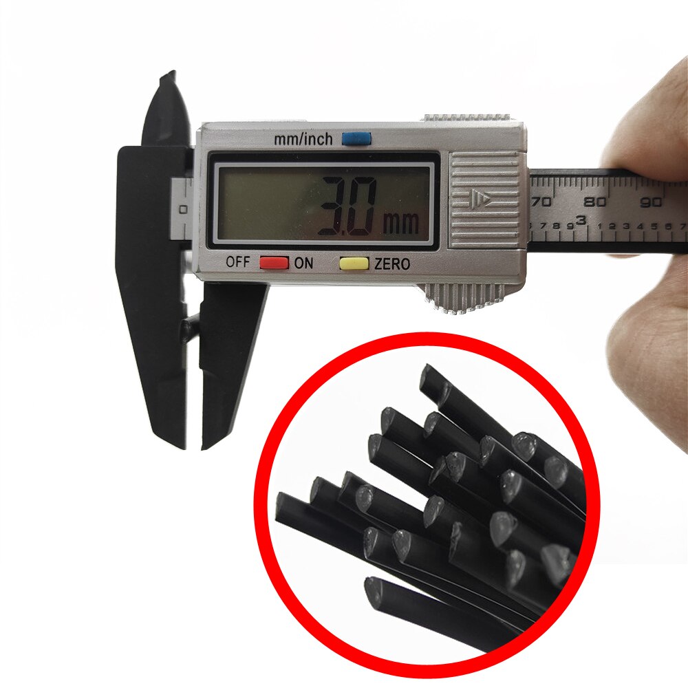 PP Plastic Welding Rods (3mm) Black, Pack of 200mm... – Vicedeal