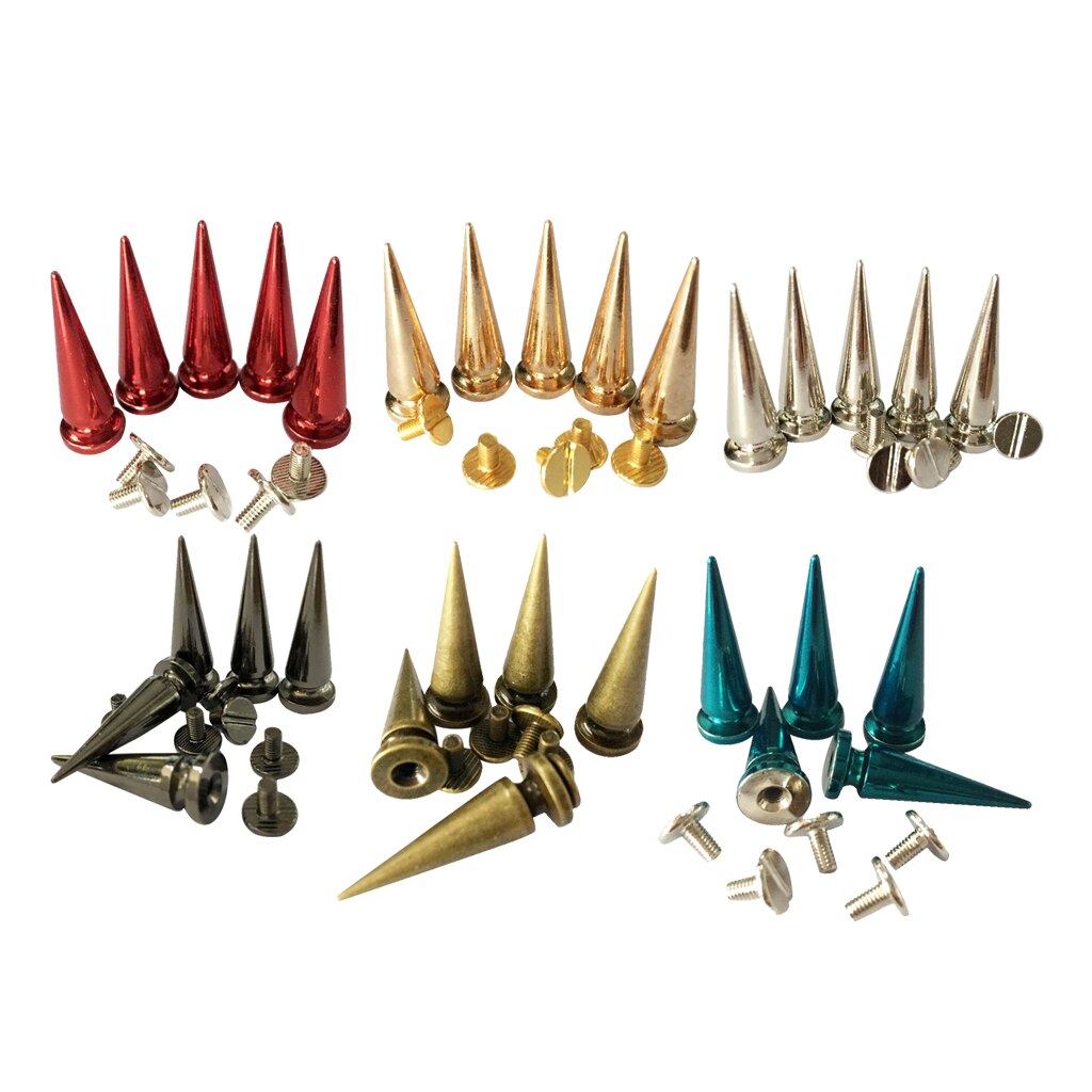 10pcs 10x29mm Copper Studs Rivets Cone For DIY Lea... – Grandado
