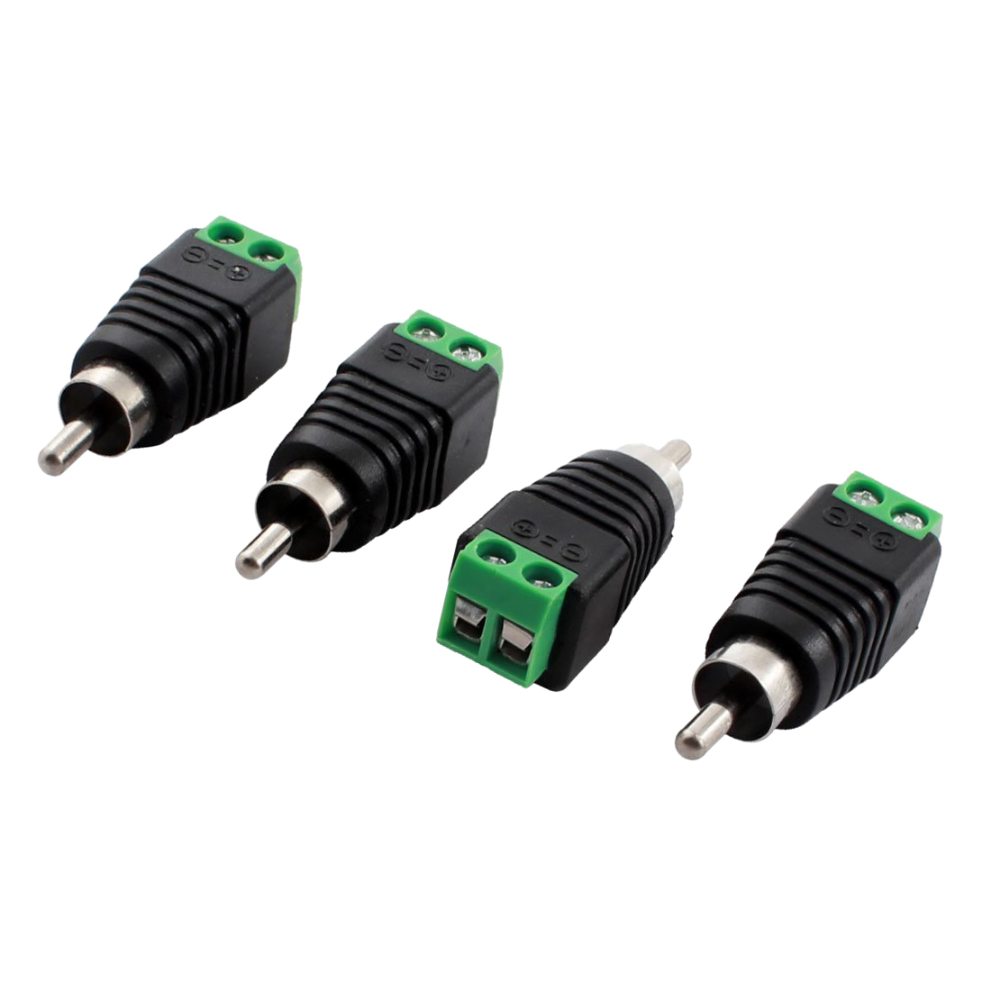 5 Packs 4 stuks RCA Plug naar AV Connector CCTV Sc... – Vicedeal