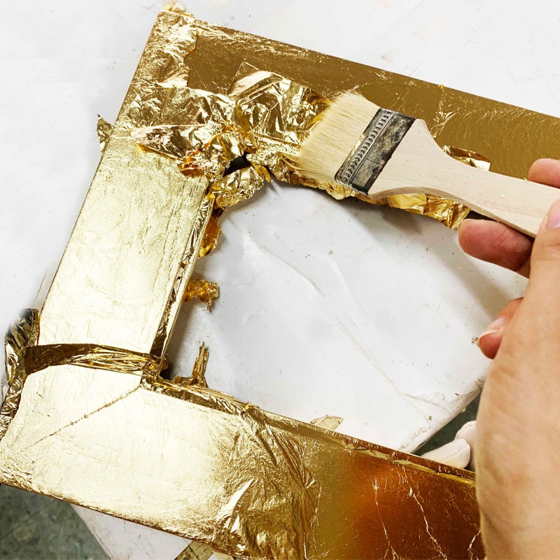 Easy Gilding gold leaf set - 100 sheets gold leaf ... – Grandado