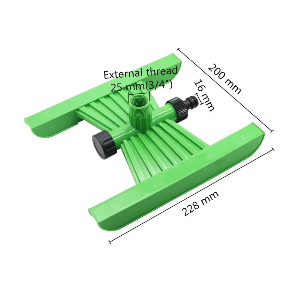 1 Set Double Outlet Rocker Rotate Sprinkler With P... – Vicedeal