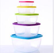 5Pcs/set Food Container Plastic Bento Fresh-Keepin... – Grandado