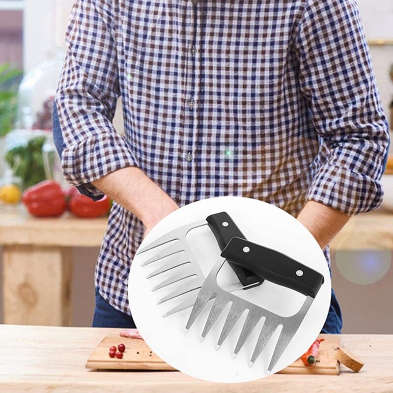 2 Pcs Meat Shredder Claws,Stainless Steel Bear Cla... – Grandado