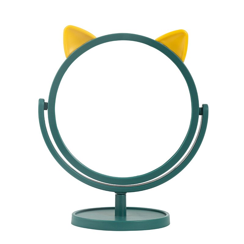Cute Cat Ear Mirrors Desktop Round Makeup Beauty I... – Vicedeal