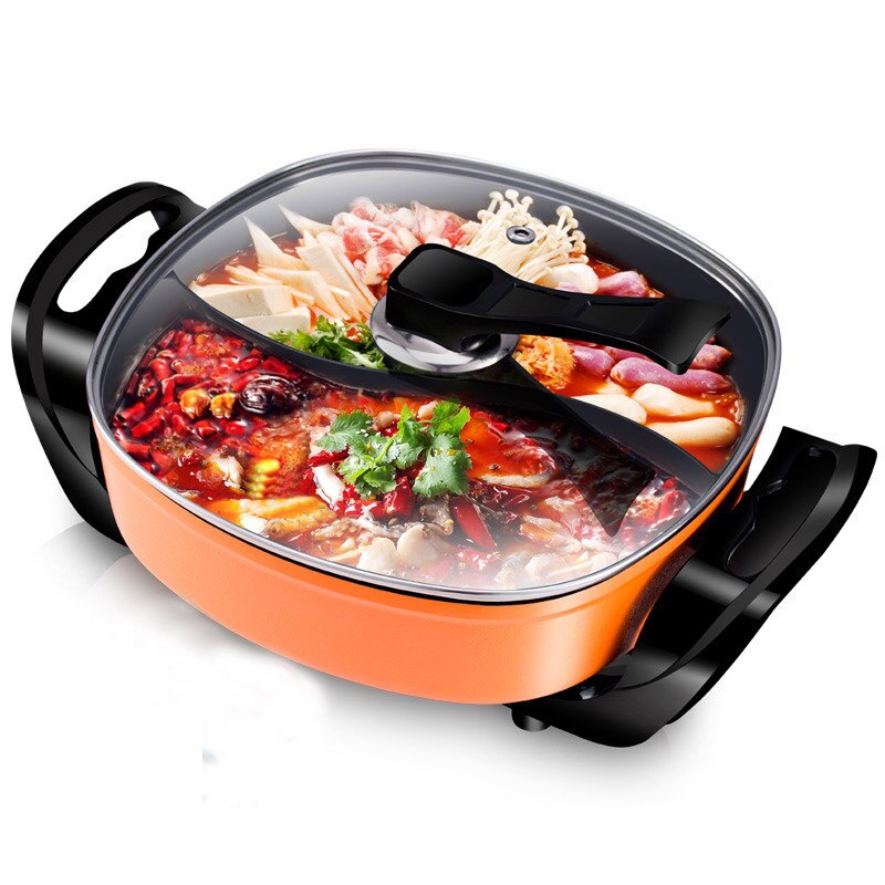 1600W orange large power electric multi function c... – Grandado