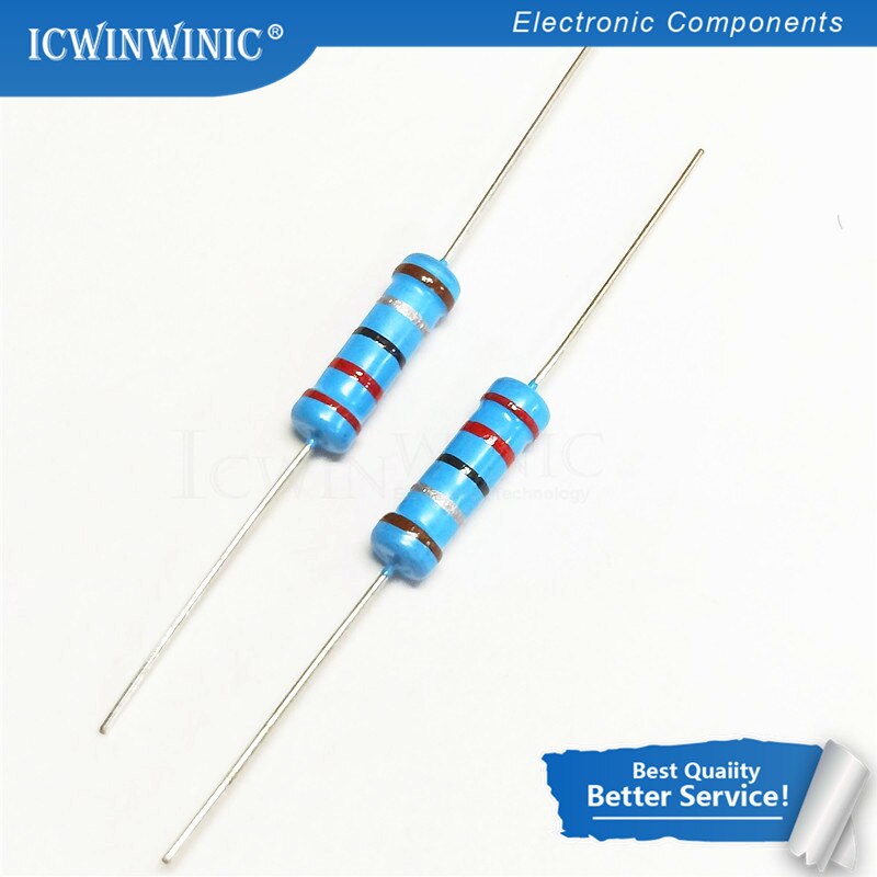 20PCS 1.5 ohm 2W 1.5R 1R5 Metal film resistor – Grandado