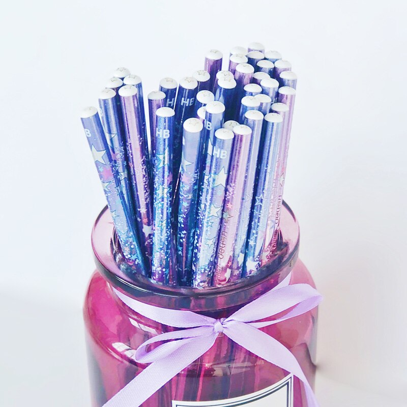 4X Twinkle Shiny Stars HB Standard Wooden Pencil S... – Vicedeal